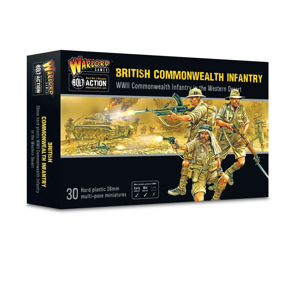 Bolt Action | British Commonwealth Infantry - Plastic Miniatures for ...