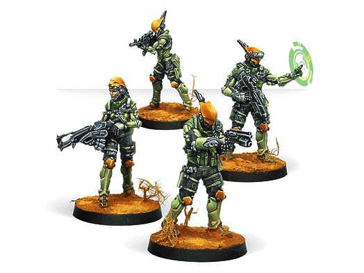 Infinity | NA2 | Druze Shock Teams | 28mm Metal Unit Box — Miniature ...