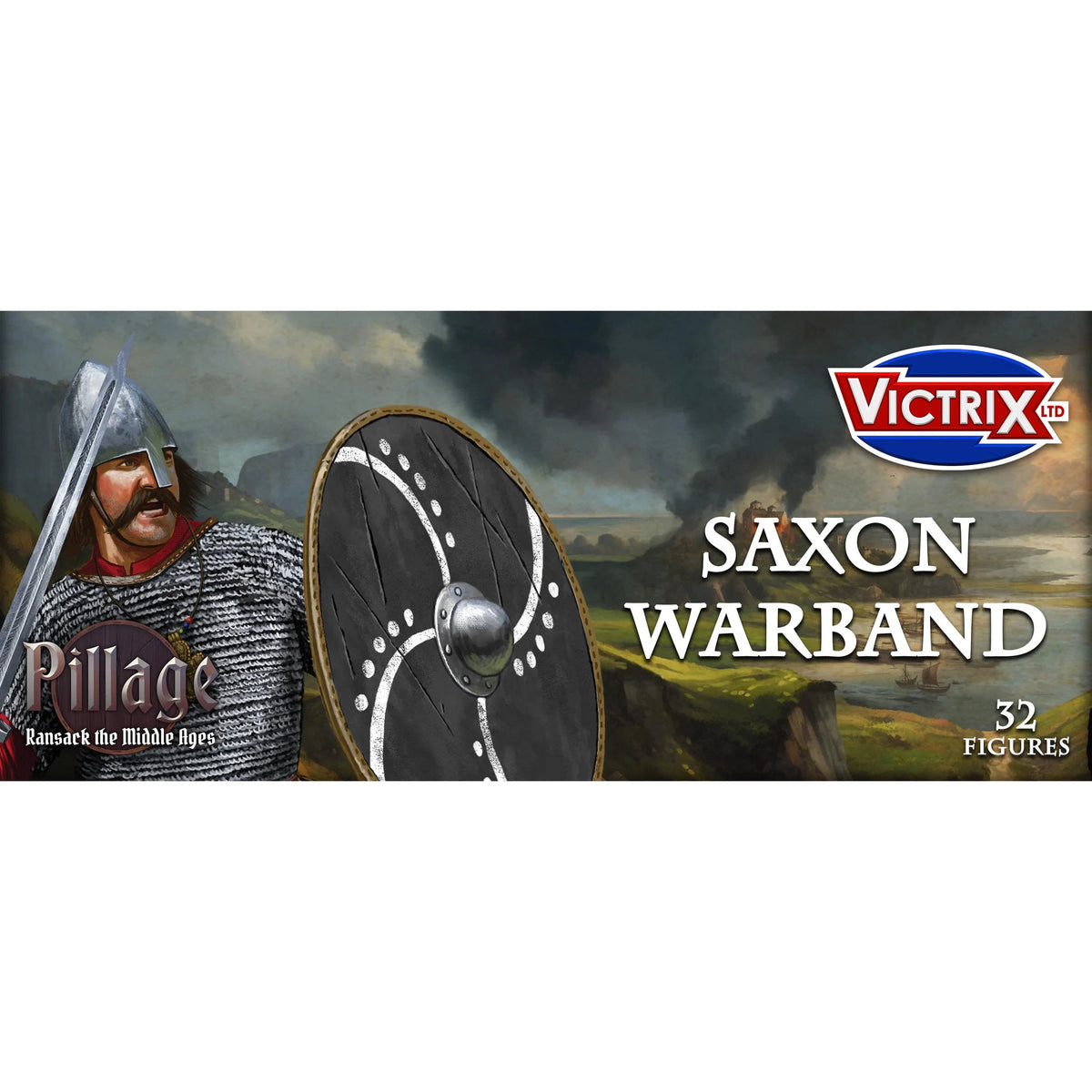 Pillage | Saxon Warband | 28mm Plastic Unit — Miniature Kingdoms LTD