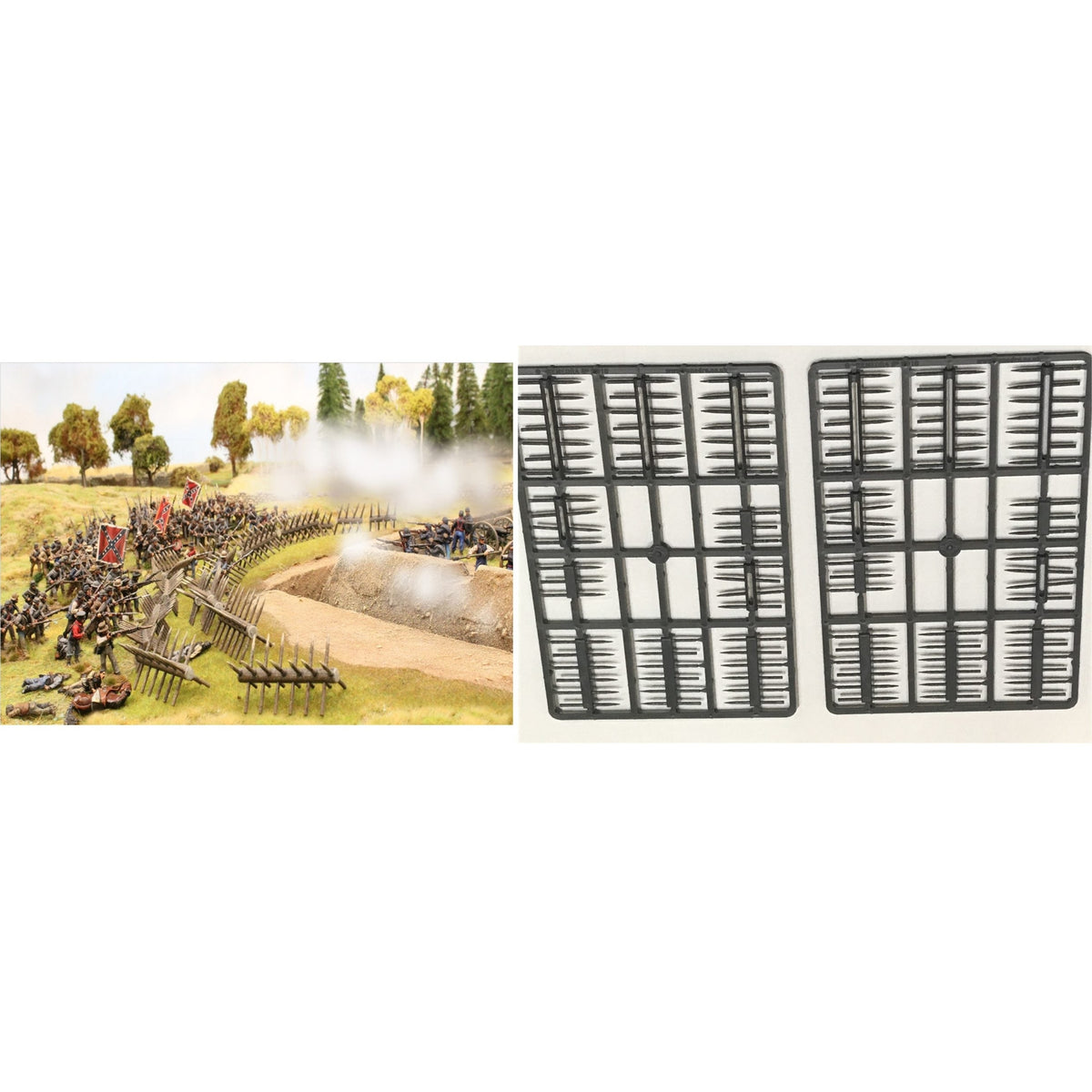 Renedra | Chevaux De Frise | 28mm Plastic Terrain — Miniature Kingdoms LTD